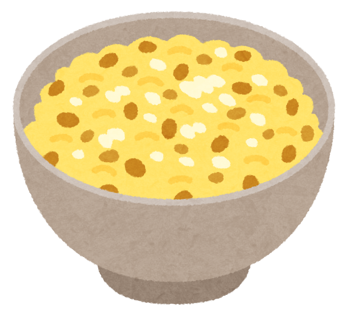 Natto Japanese super food made by fermenting soybeans with Bacillus ...