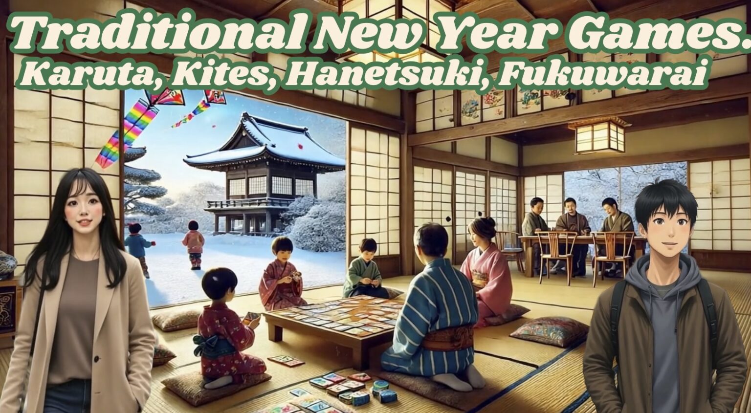 Japanese Tranditional New Year Event : Omisoka, Oshogatsu, Gantan ...